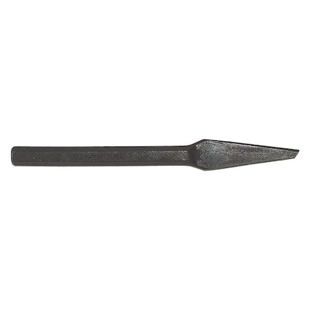 Mayhew Chisel, 3/8in. Tip, 7-1/4in. L, Half Round 10504 | Zoro