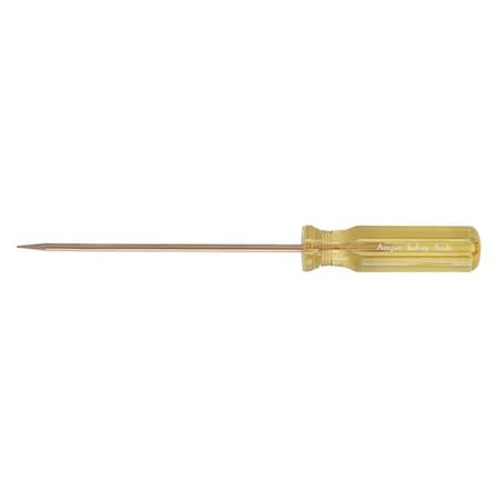 Ampco Safety Tools Scratch Awl, 7-1/4in L, 3/16in dia., Yellow A-1 | Zoro