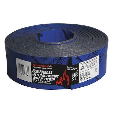 Sti 2X3/16X12 Fire Barrier Sswblu Wrap Strip (SSWBLU) | Zoro