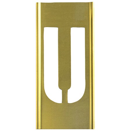 C.H. Hanson Letter U From 10029, Number Set, Brass, 15 Pieces 10009U | Zoro