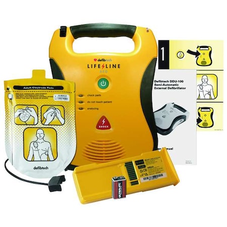 Defibtech Automated External Defibrillator DCF-A100RX-EN | Zoro