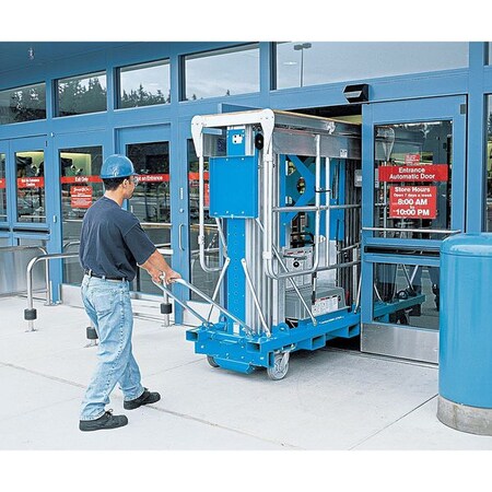 Genie Dual Personnel Lift, No Drive, 600 lb Load Capacity, 6 ft 6 in ...