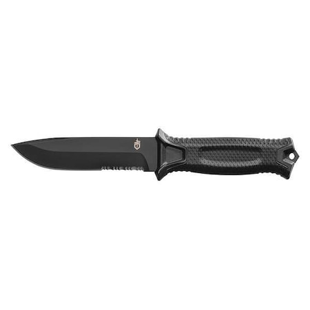 Gerber Fixed Blade Knife, Serrated, 4-13/16 in. 30-001060 | Zoro