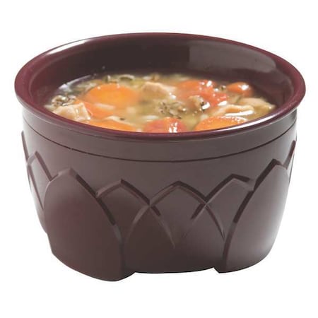 Dinex Insulated Bowl, 9 oz., Urethane Foam Cranberry PK48 DX530061 | Zoro