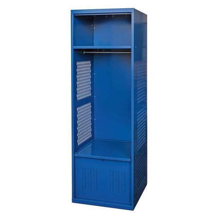 Hallowell Gear Locker, (1) Tier, (1) Wide, Steel, Grand Slam Blue ...