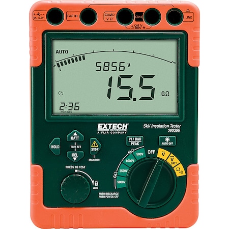 Extech Insulation Tester, High Voltage, 220V 380396 | Zoro