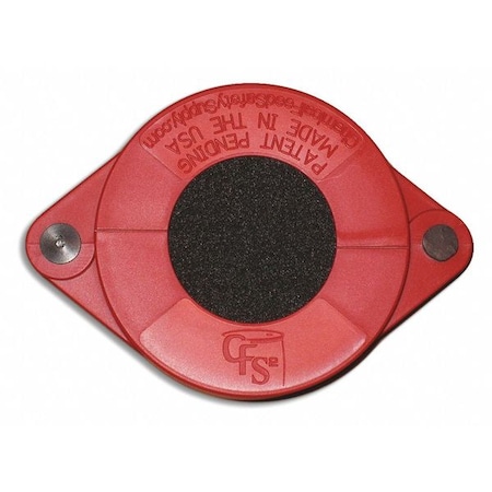 Chemical Feed Safety Supply Drum Clamp, Solid Lock-Out Tag-Out, Red CFS ...