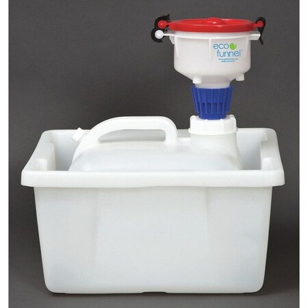 Eco Funnel Eco Funnel Kit, 9.4L Rect, Sec 4" EF-4-63C-SYS | Zoro