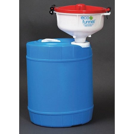 Eco Funnel Eco Funnel Kit, 5 Gal Drum, Blue 8" EF-8-FS70-SYSB | Zoro