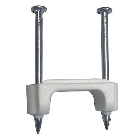 Gardner Bender Cable Staple Whte, Plastic NM, 1/2", PK2000 PS-750B | Zoro