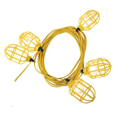 Bergen Industries Flat Wire 5 Light Stringer, 50ft, 14/2 YFW50 | Zoro