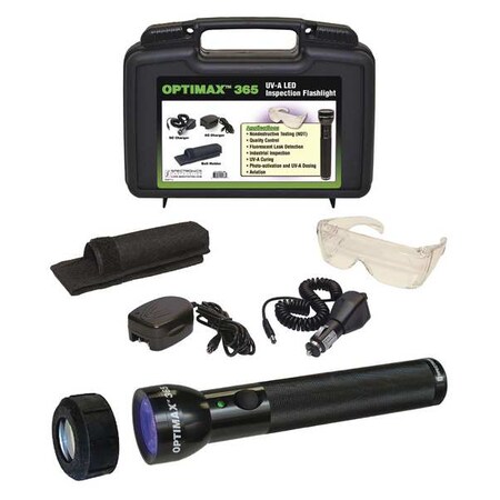 Spectroline Industrial Handheld Light, LED, Black OPX-365 | Zoro