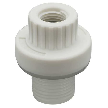 Plast-O-Matic Mini Gauge Gd, Poly, Viton Dia, 1/4 In GGMEV1-PP | Zoro