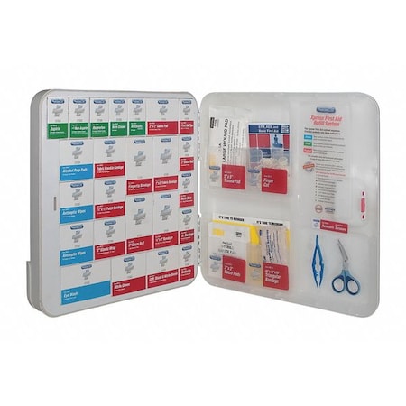 Zoro Select Unitized First Aid kit, Plastic, 100 Person 90210 | Zoro