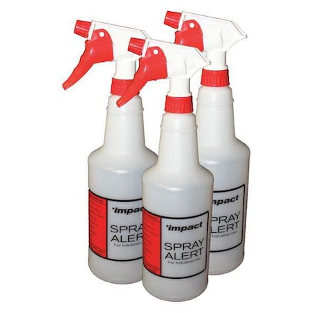 Impact Products 24 oz. Clear Trigger Spray Bottle, PK3 5024SS-AS005 | Zoro