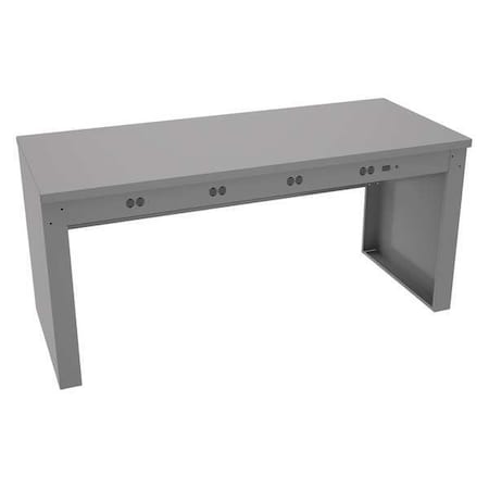 Tennsco Electronic Work Bench, Steel, 72" W, 33-1/2" Height, 1800 lb ...