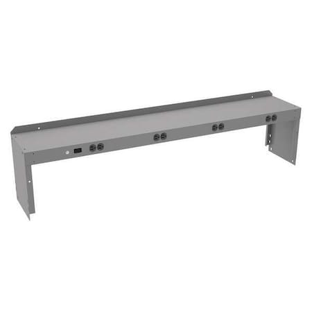 Tennsco Electronic Riser, 60in.Wx10in.D, 450 lb. REI-1060-WK-1 | Zoro