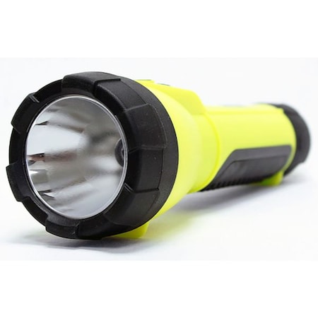 Railhead Gear Yellow LED Handheld Flashlight, Alkaline AA/D, 200lm KE ...