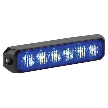 Federal Signal Perimeter Light, LED, Hood Mt, Blue, 5 In MPS650-BB | Zoro