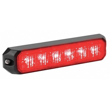 Federal Signal Perimeter Light, LED, Red, 5 In L MPS600-RR | Zoro