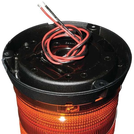 Federal Signal LED Beacon, Perm/ Pipe Mt 252650-02SC | Zoro