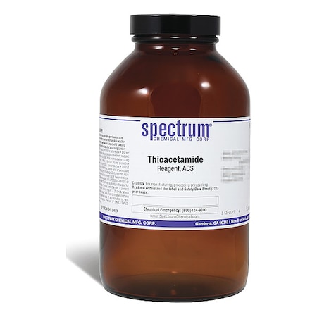 Spectrum Chemical Thioacetamide, Reagent, ACS, 500g T1035-500GM10 | Zoro