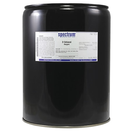 Spectrum 2-Octanol, Reagent, 20L O1005-20LT56 | Zoro