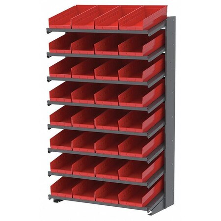 Akro-Mils Steel Pick Rack, 36-3/4" W x 60-1/4" H x 18" D, 8 Shelves ...