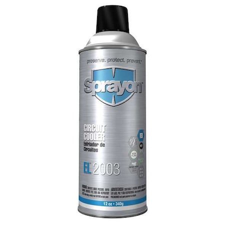 Sprayon Circuit Cooler Aerosol, EL(TM)2003, 12 oz S02003000 | Zoro