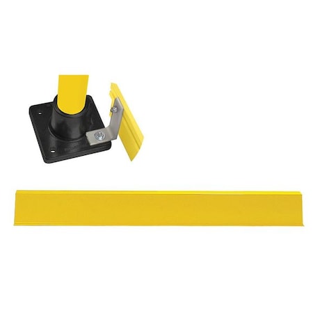 Hollaender Handrail Toe Board, 4 Ft, Aluminum 92390 | Zoro