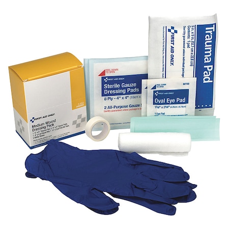 First Aid Only Dressing, Sterile, No, Unitized 3-950 | Zoro