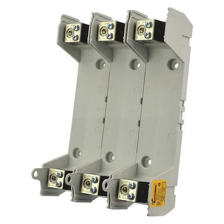 Eaton Bussmann Open Fuse Block, R UL Class, 600V AC/DC Volt Rating, 3 Poles, Box Lug RM60100-3CR ...