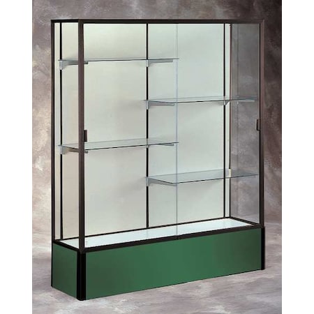 Waddell Display Floor Display Case 72" x 48" x 16", Spirit Series, Dark ...