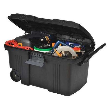 Contico Pro Tiffin Rolling Tool Box, Plastic, Black, 37-3/4" W x 22-3/4 ...