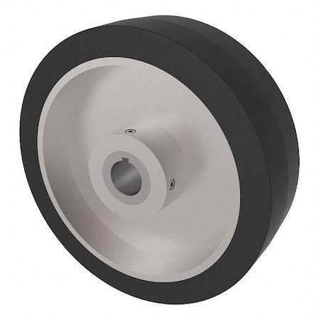 Caster Concepts Drive Wheels, 1000, 2 in. W, Rubber 10300-70-20-KWD | Zoro