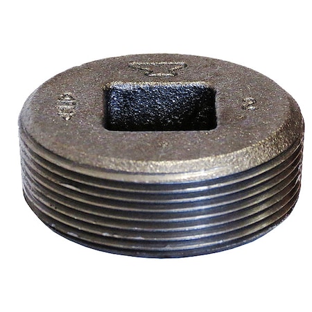 Anvil Countersunk Plug Hex Head Plug, 1/2" Pipe, Cast Iron, Class 150 ...