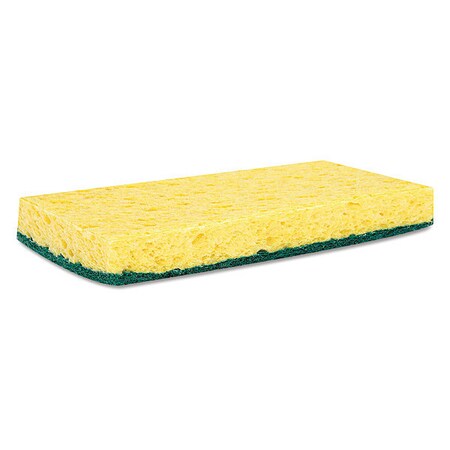 Boardwalk Med Duty Scrubbing Sponge, Ylw/Grn, PK20 BWK174 | Zoro