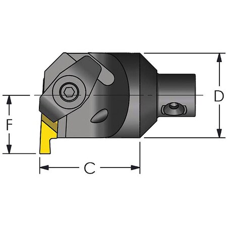 Ultra-Dex Usa Modular Head, 2.000" x 2.030", 3L Top MH32 NER3 | Zoro