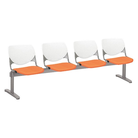 Kfi Seat Beam Seating, 95 in W 22" L 31" H, Kool Beam Series 2300BEAM4 ...