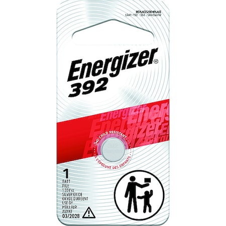 Energizer 392BPZ Silver Oxide 1.55 V 42 mAh Zero Mercury Battery