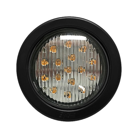 Ecco Warning Light, LED, Amber 3945C | Zoro