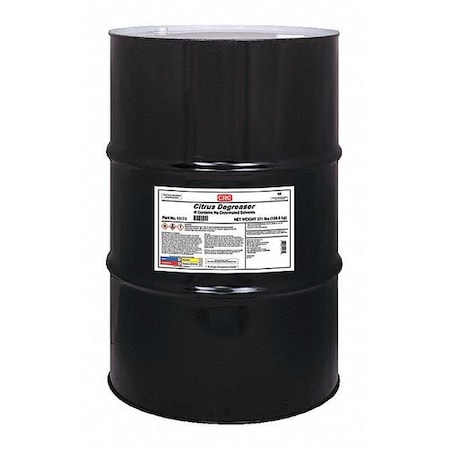 Crc Citrus Degreaser Cleaner/Degreaser, 55 gal Drum, Ready to Use ...