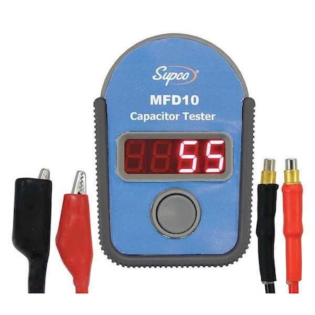 Supco Capacitor Tester, 0.01 to 9999uF MFD10 | Zoro