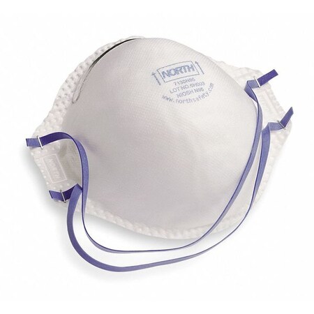 Honeywell North Disposable Respirator, N95, M/L, Blue, PK20 7130N95 | Zoro