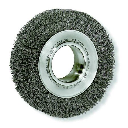 Weiler Wire Wheel Wire Brush, Arbor, 10", 0.014" 93499 | Zoro