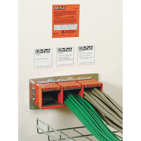 Sti Fire Barrier Pathway, 3 In., Square EZD33FWS | Zoro