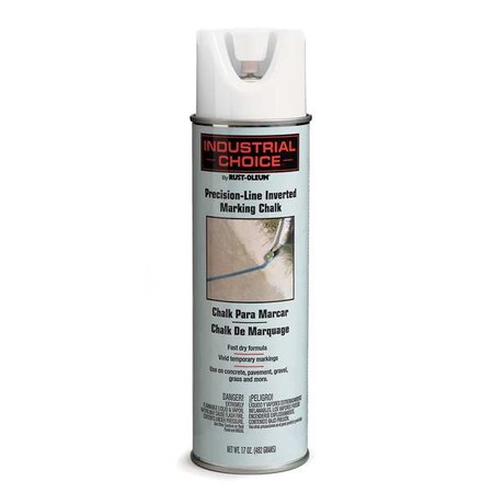 Rust-Oleum Inverted Marking Chalk Aerosol, 20 oz, White, Water -Based ...