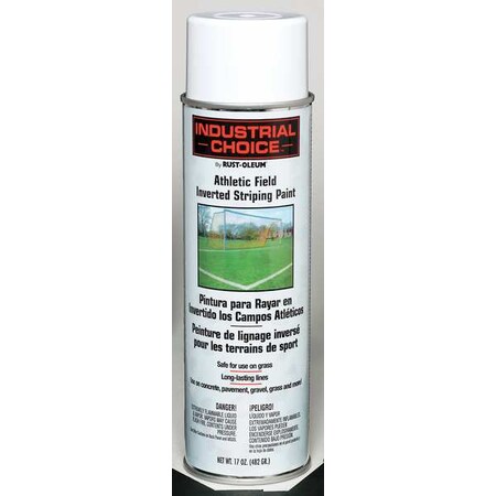 Rust-Oleum Athletic Field Striping Paint, 17 oz., White, Water -Based ...