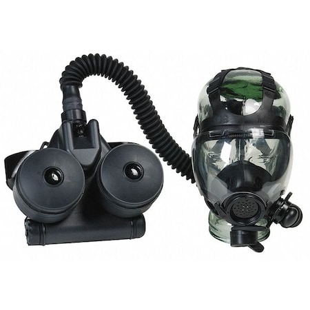 Msa Safety PAPR System, Full Facepiece, Belt-Mount, 6 Point B-60141-036 ...