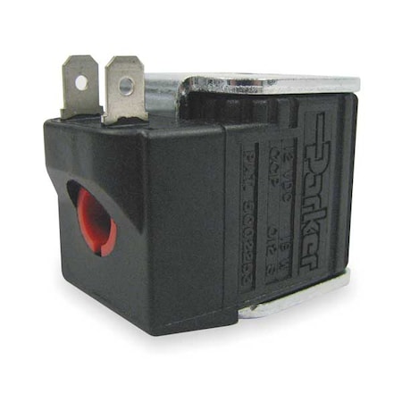 Parker Cartridge Valve Coil, 24 VDC, Double Spade CCP024S | Zoro